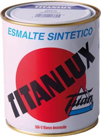 Titanlux Pintura Esmalte blanco para exteriores 750ML - PACK 6 UNIDADE ...